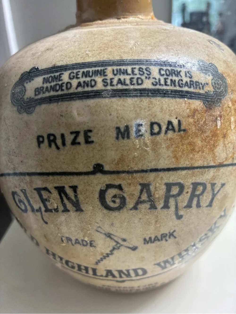 Glen Garry | Other | Glen Garry Old Highland Whisky Stoneware Decanter ...